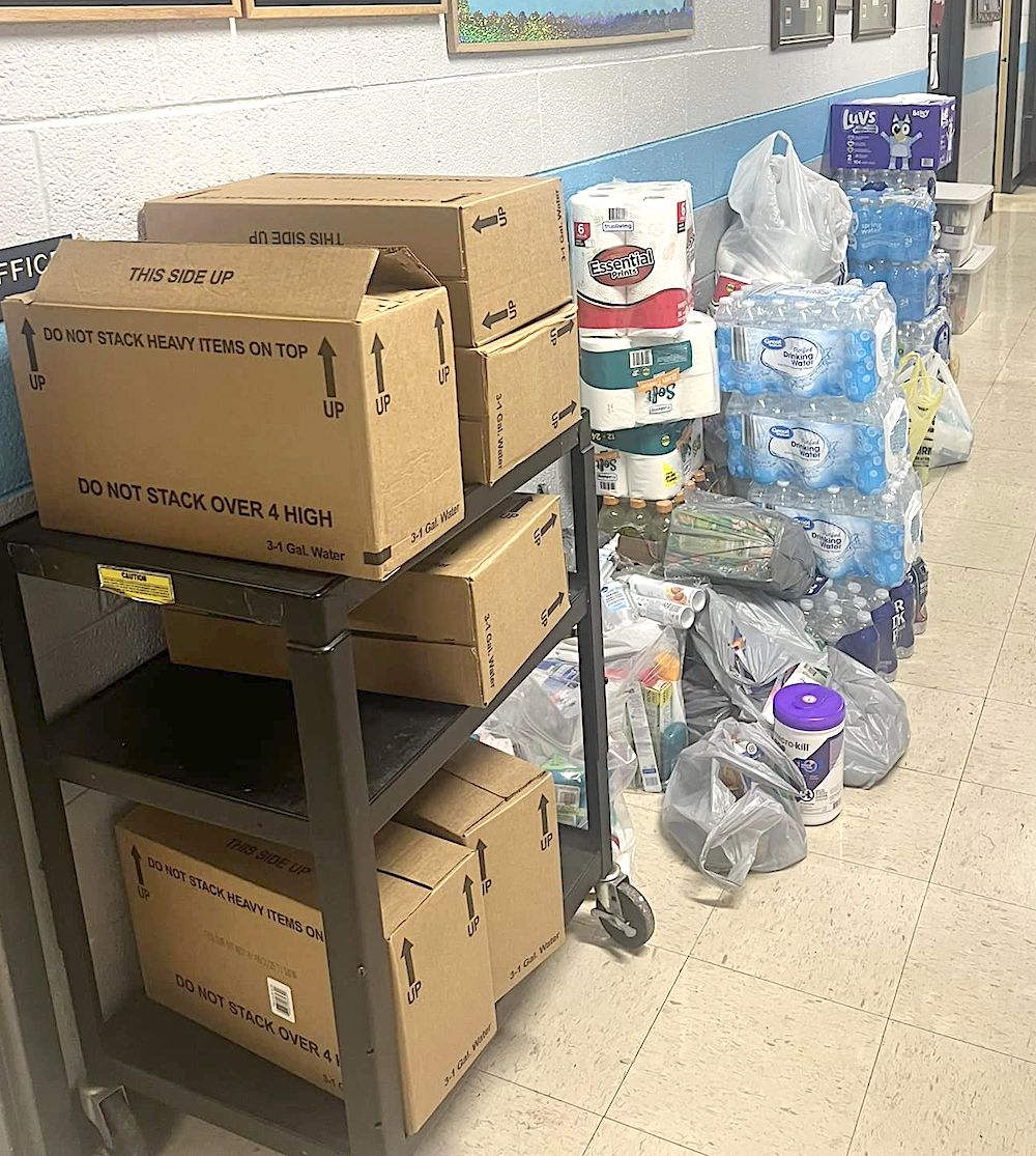 Donated items for flood victims taken from Ellen Myers to Cocke County ...