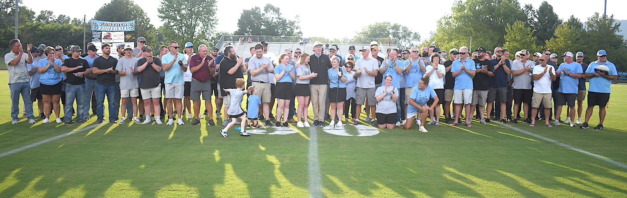 Panthers dedicate stadium in honor of Coach DeLynn Cline | Claiborne ...